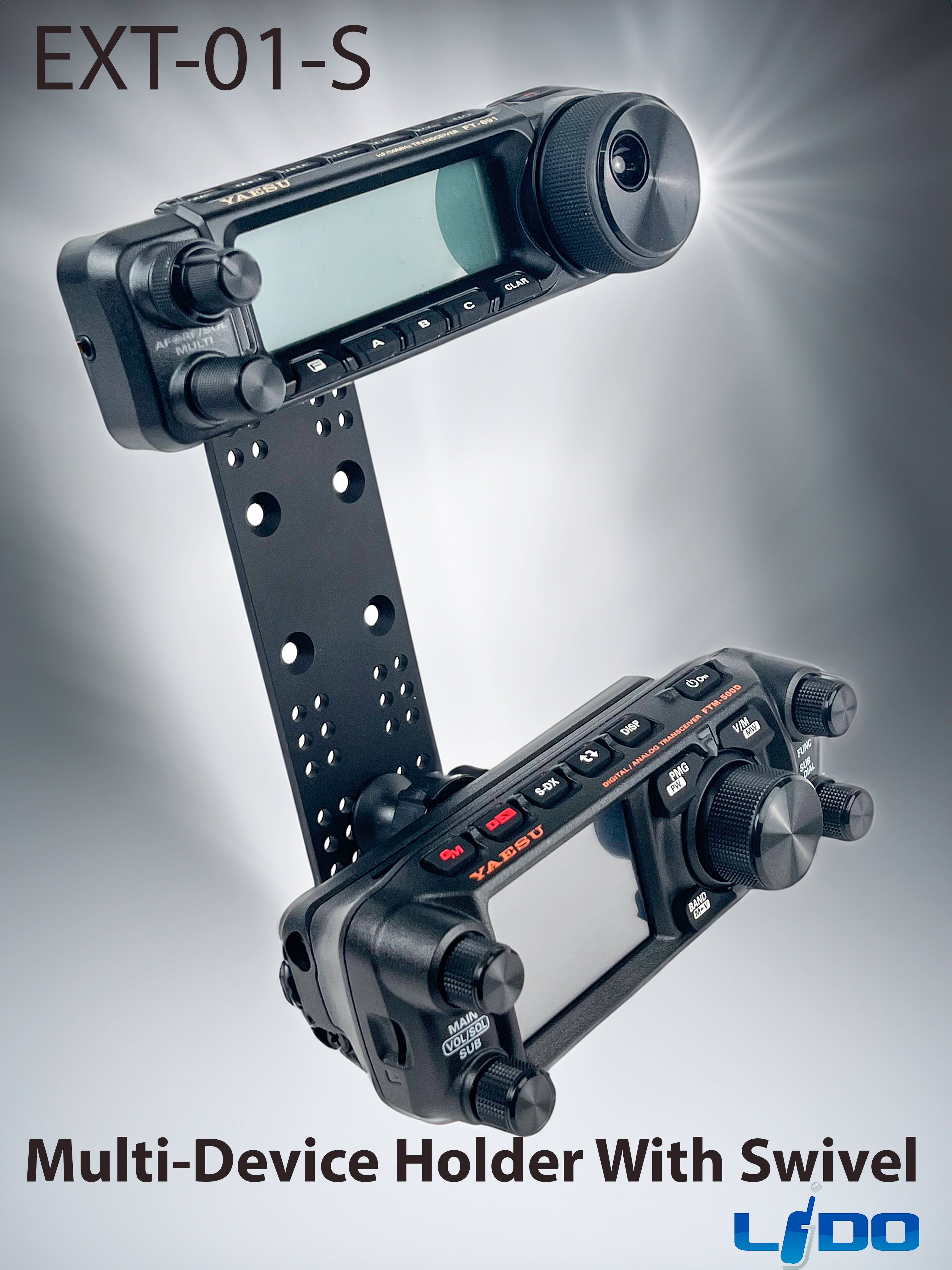 Multi-Device Holder With Swivel Feature – Lido Radio Products
