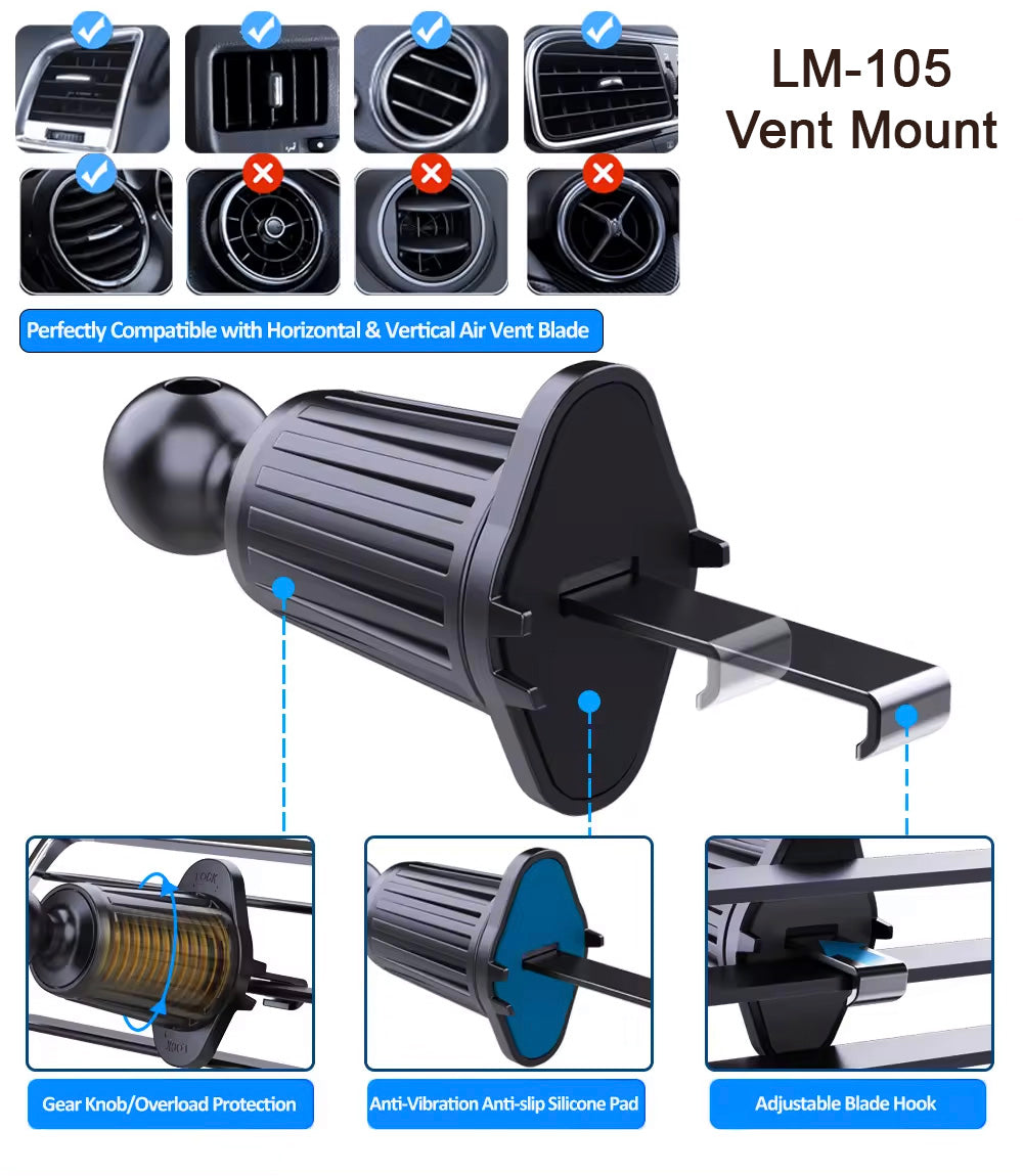 LM-105 Vent Mount – Lido Radio Products