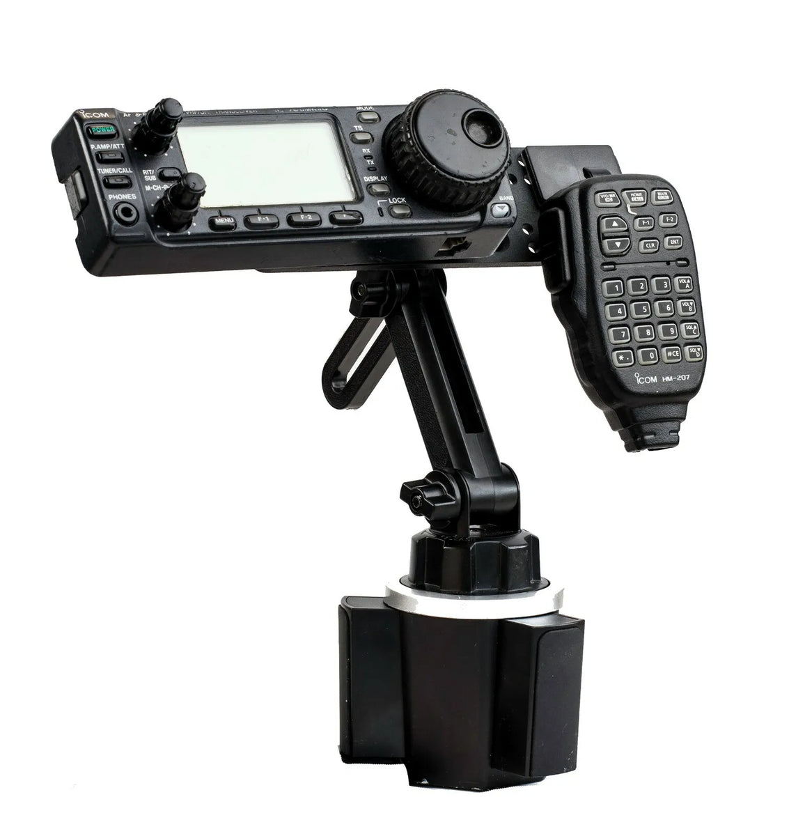 Cup Holder Mount For Remote Head With Mic Holder – Lido Radio Products