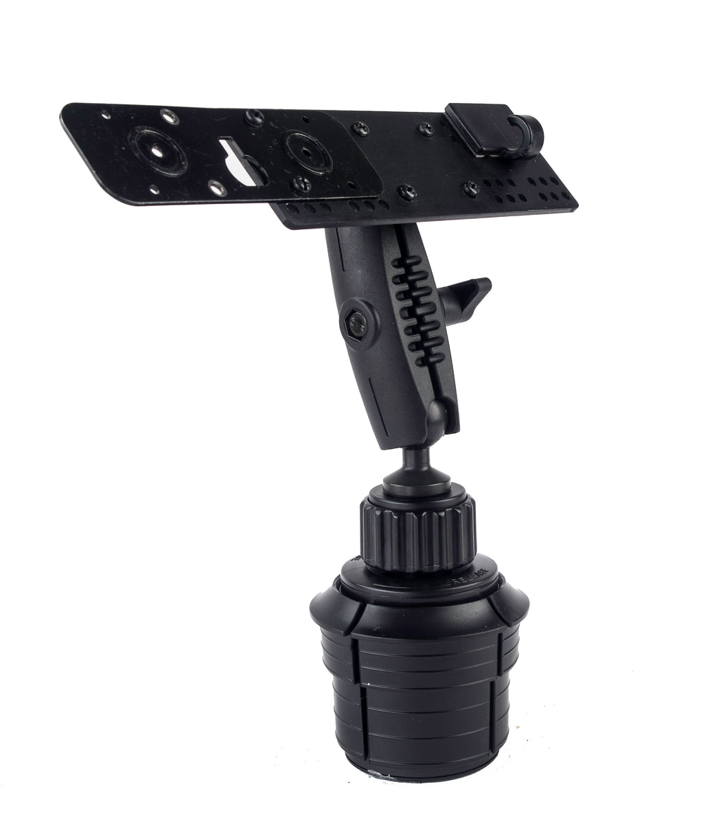 Heavy Duty Cup Holder Mount With Microphone Holder For Icom ID-5100 IC ...