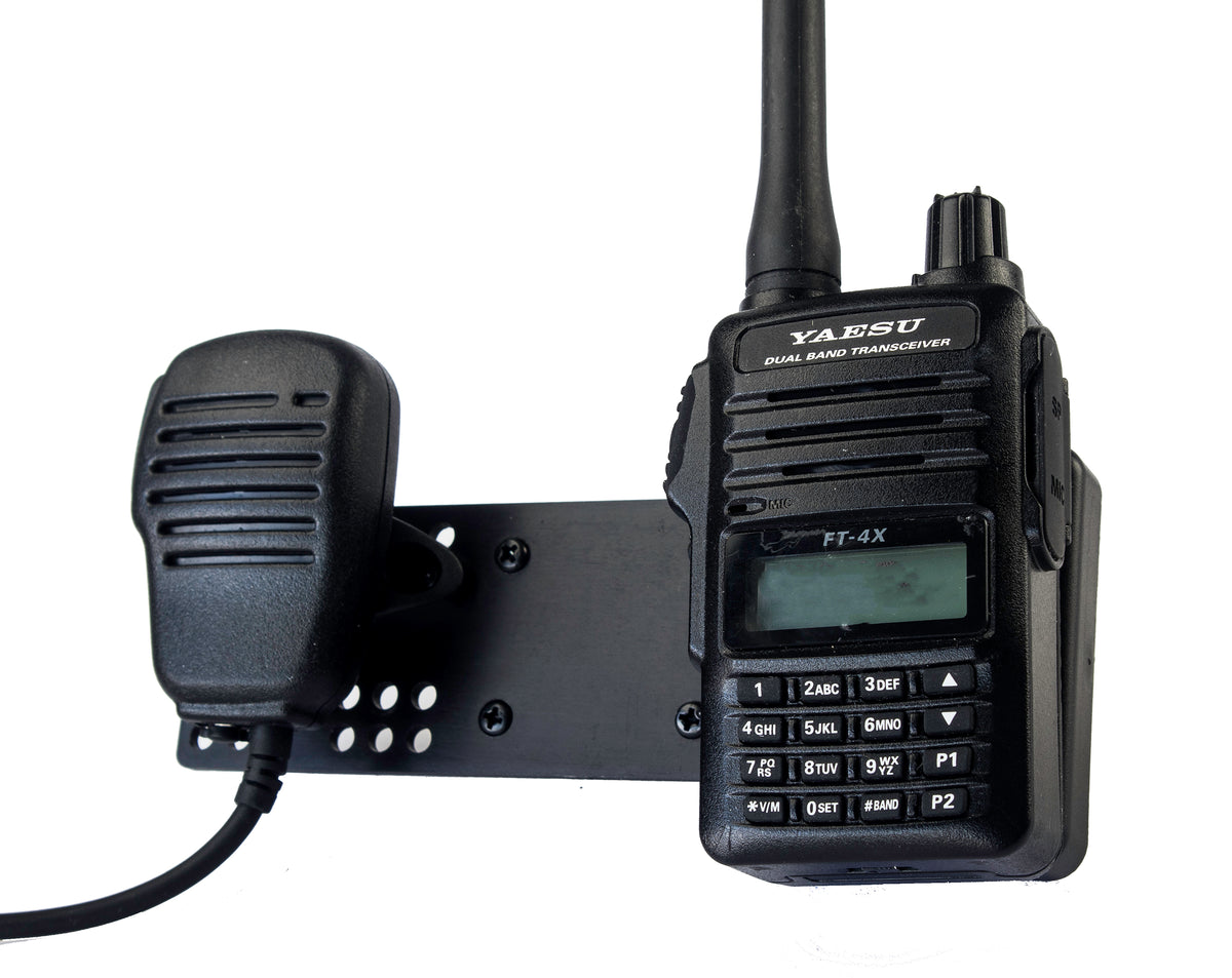 Multi-Device Bracket Holds An HT And Mic – Lido Radio Products