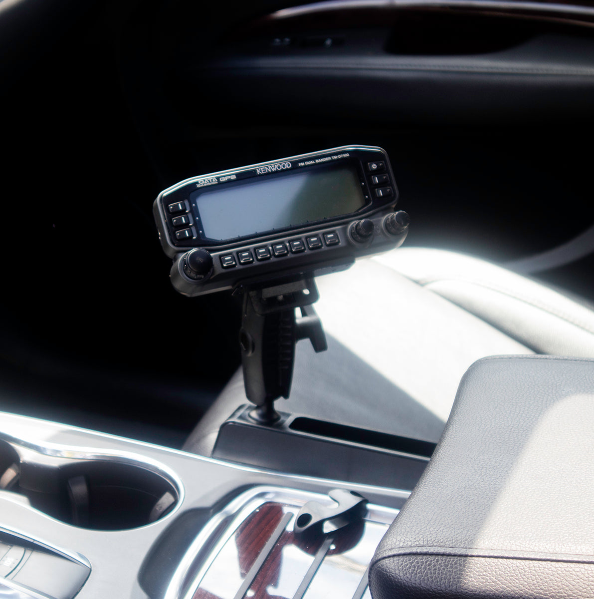 Wedge Car Seat Console Wedge Mount For The Kenwood TM-D710 TS-480 TM-V ...